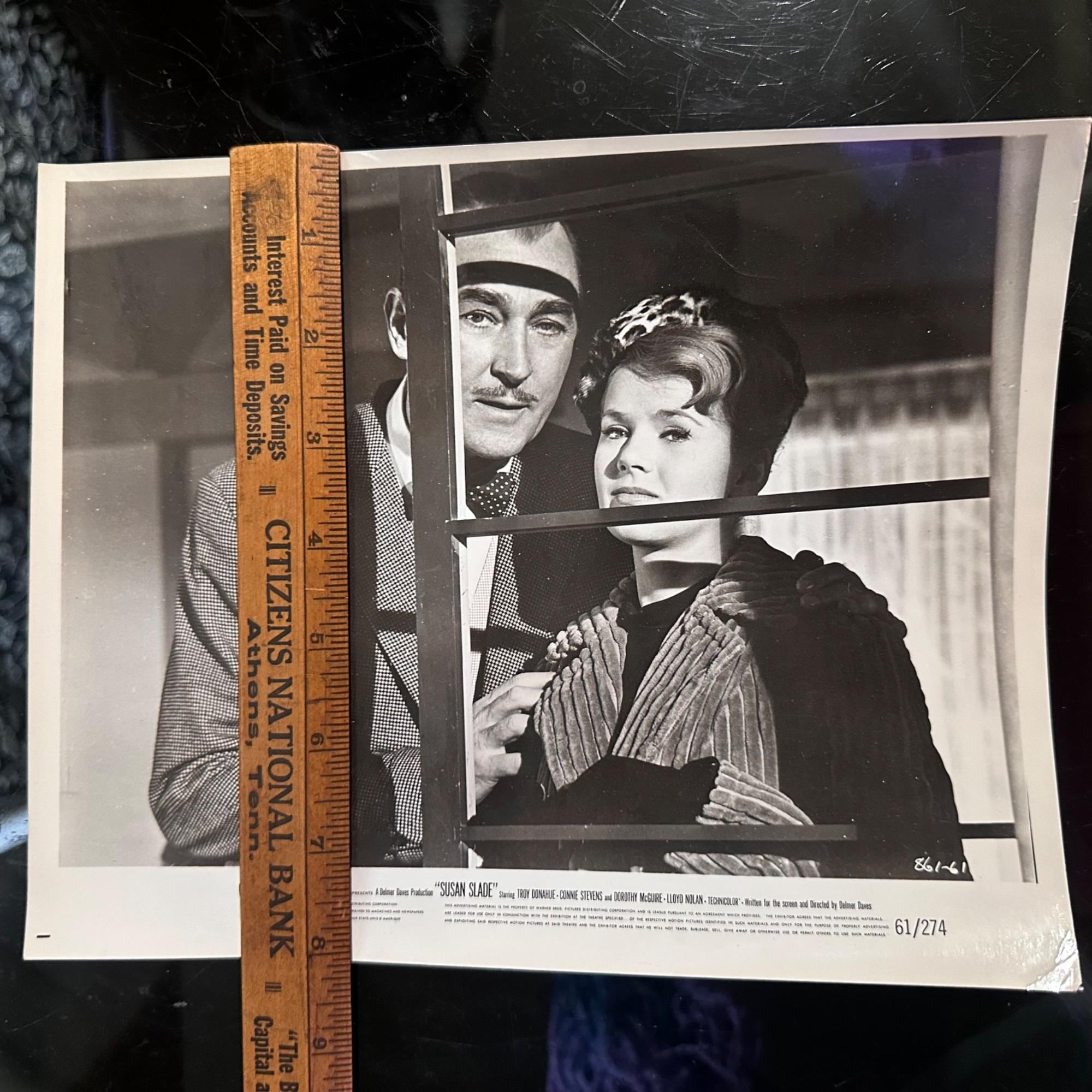 Vintage 1961 Warner Bros. Movie Still "susan Slade" Featuring Connie ...