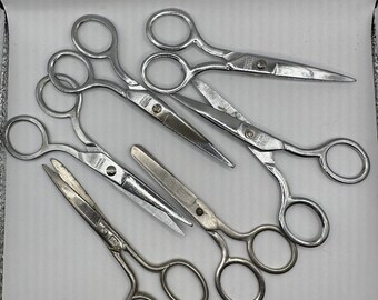 Gold Scissors /gold Antique Vintage Scissors /desk Accessories - Etsy