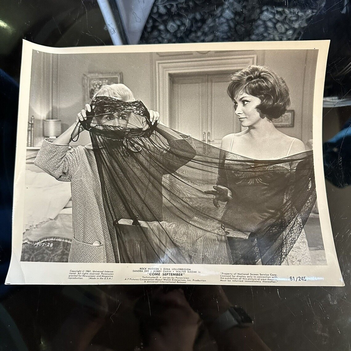 Vintage 1961 Sandra Dee Gina Lollobrigida Come September Movie Still ...