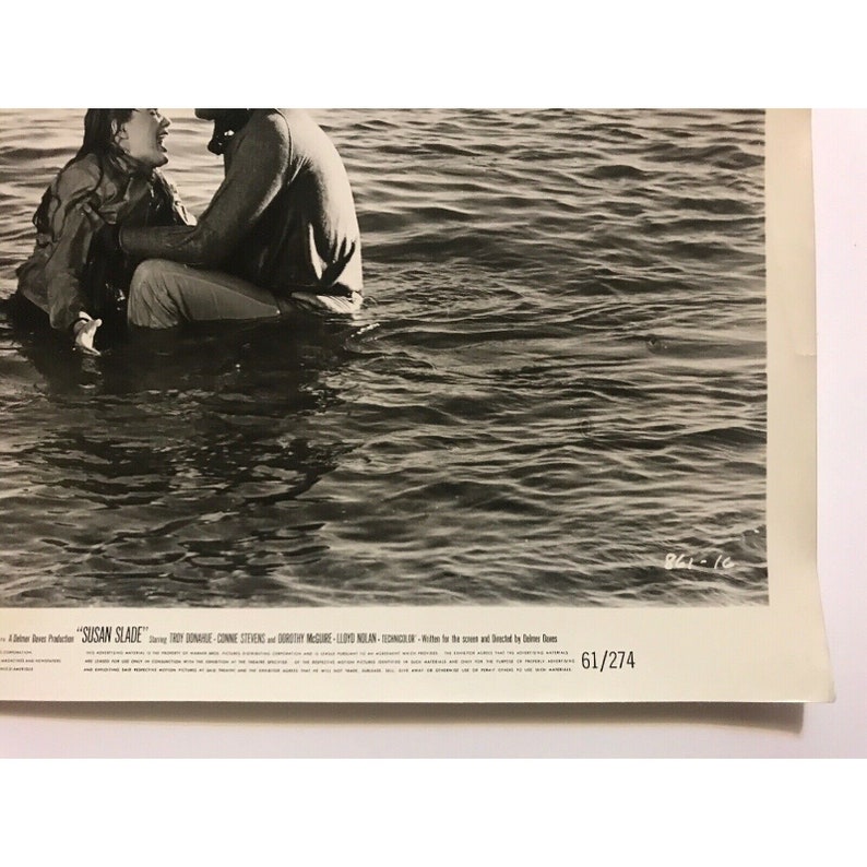 Susan Slade Movie Still Troy Donahue Connie Stevens Black & White - Etsy