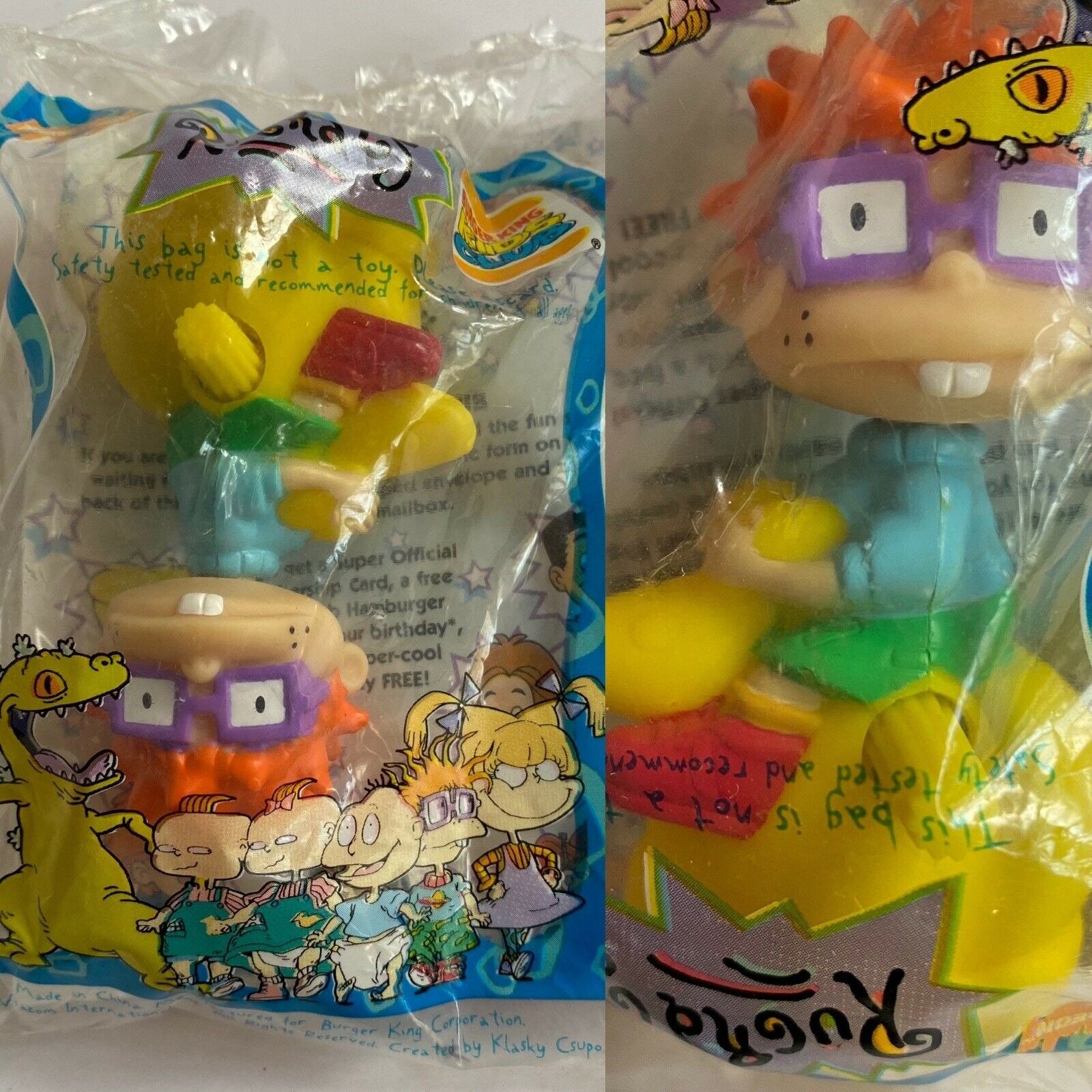 1998 Burger King Kids Meal Toy Rugrats the Movie Chuckie Windup NIP ...