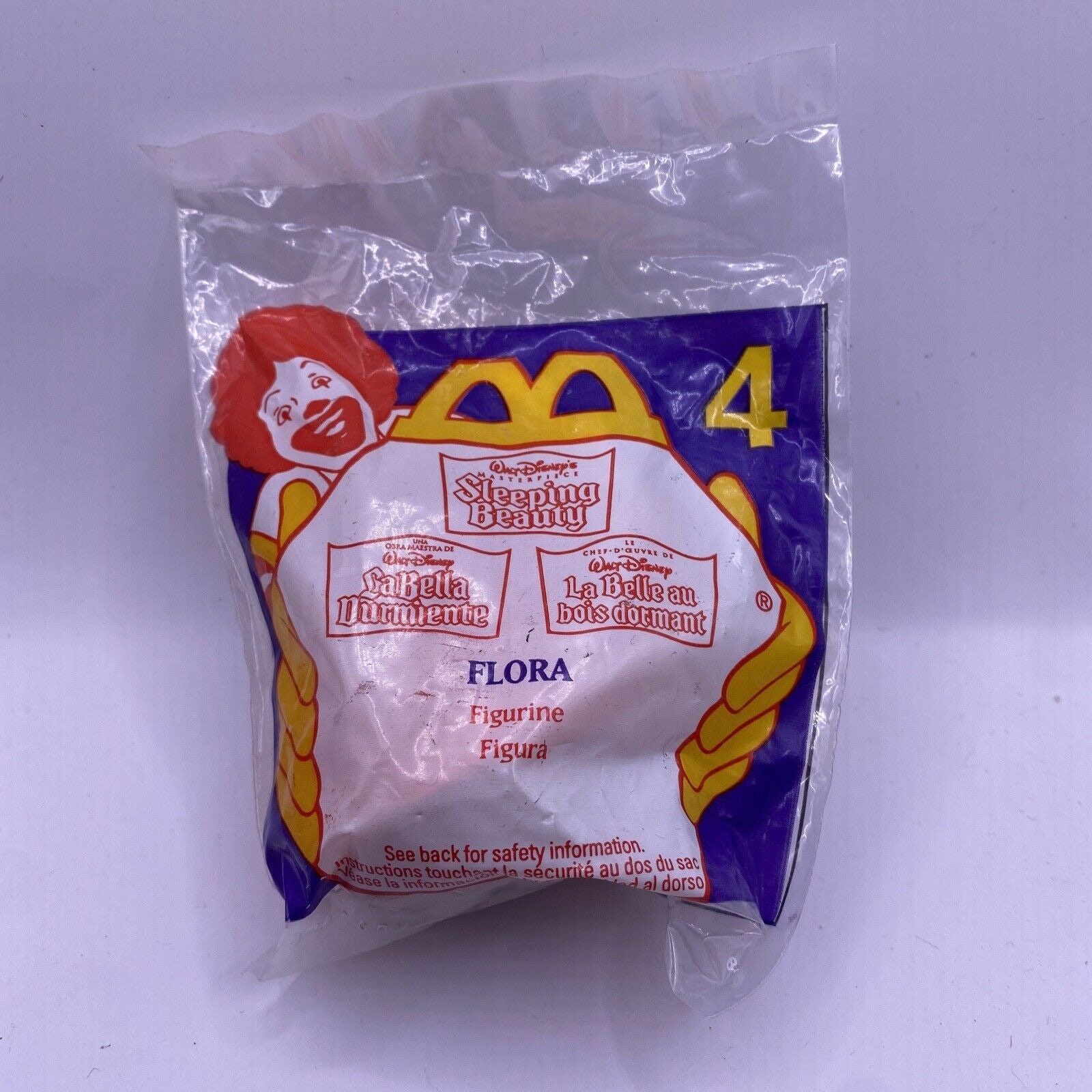 1996 Mcdonald’s Disney Sleeping Beauty Maleficent Flora Figurine #4 NIP ...