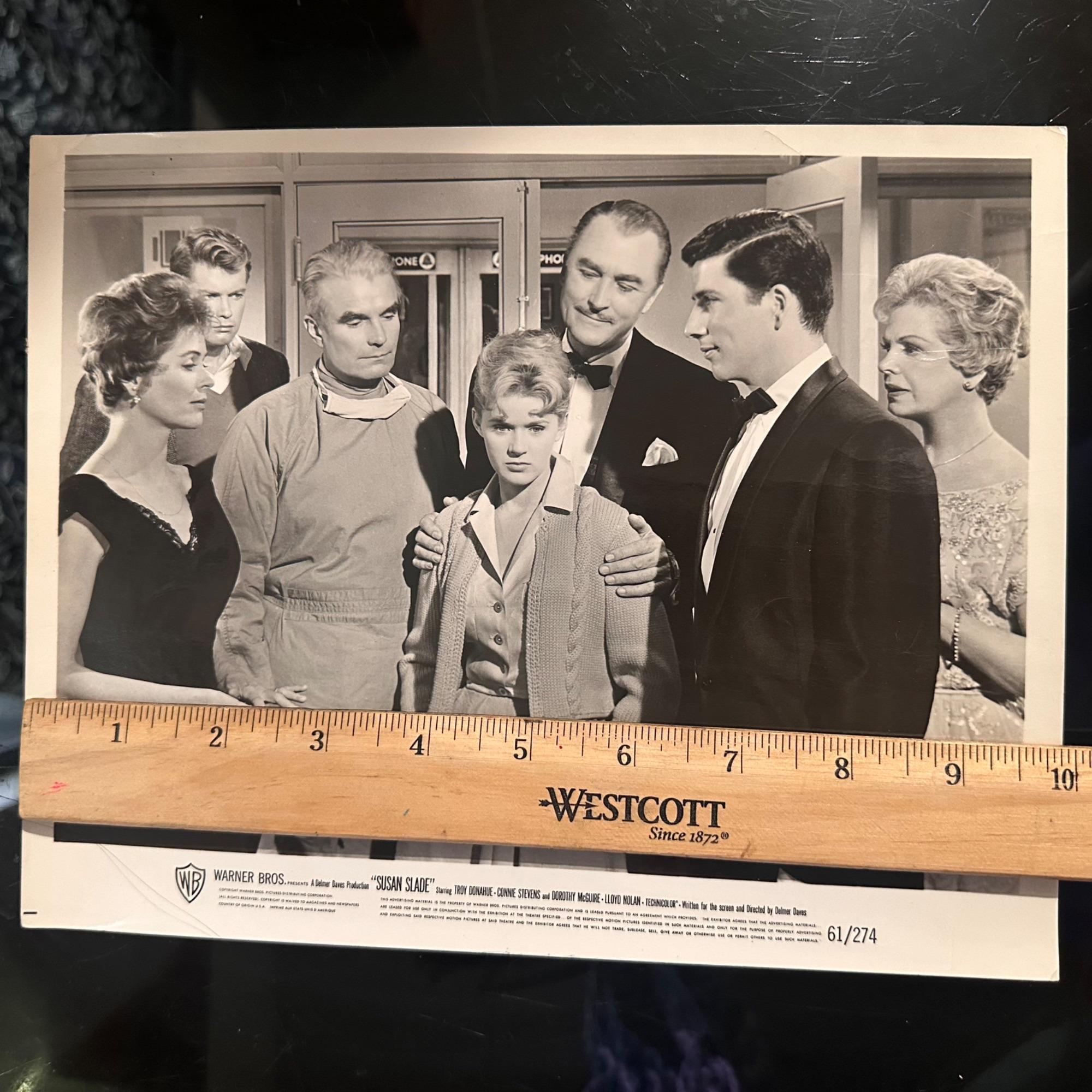 Vintage 1961 Susan Slade Movie Still Connie Stevens Bert Convy Hospital ...