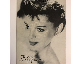 Judy Garland Signed - Etsy