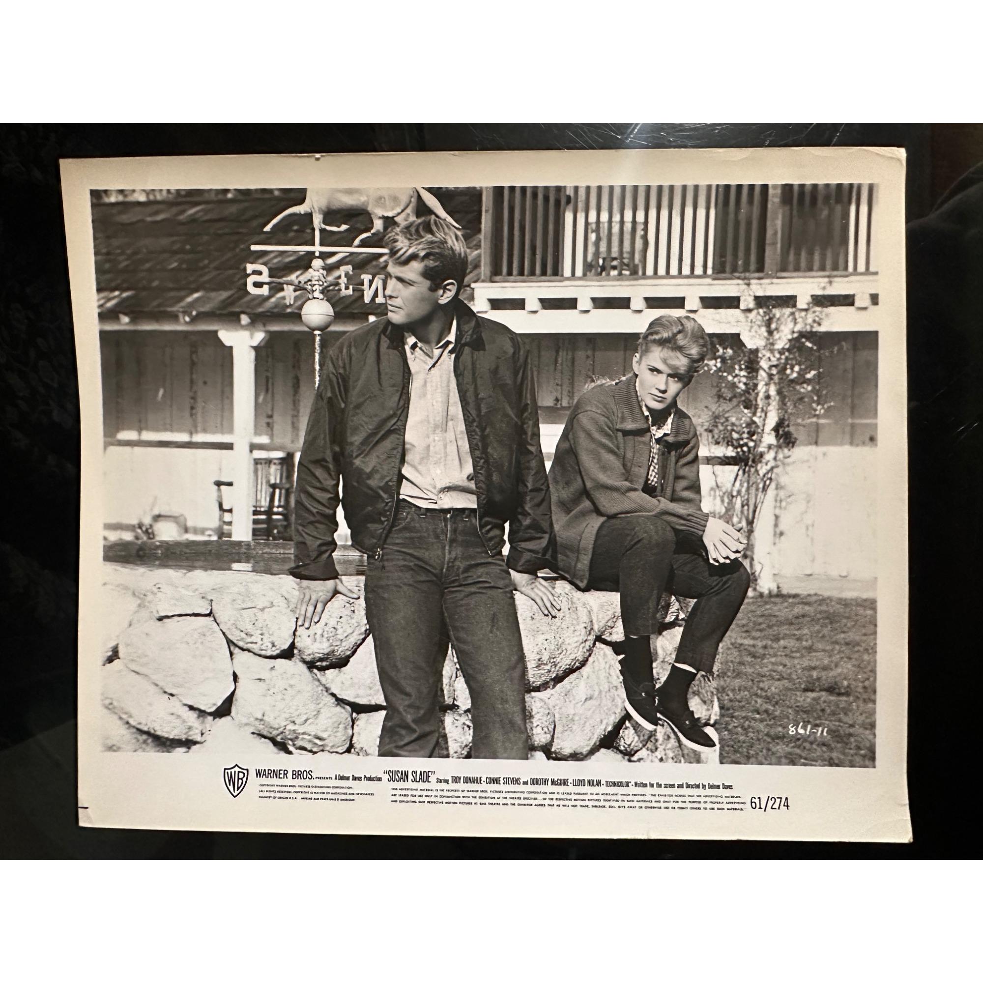 Vintage 1961 Susan Slade Movie Still Connie Stevens Troy Donahue Photo ...
