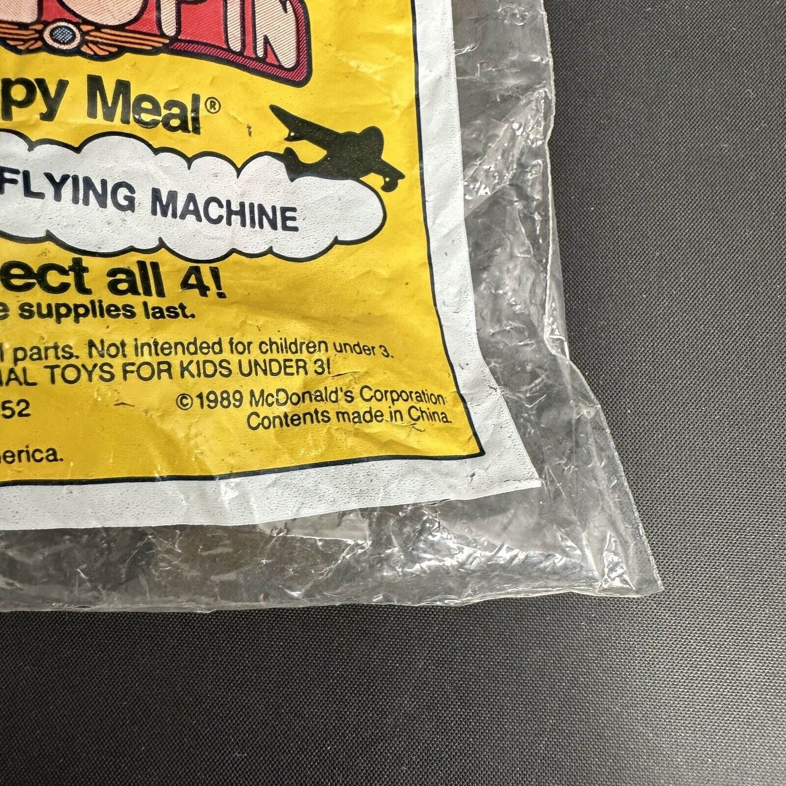 1989 Mcdonald’s Disney Tale Spin Wildcat Flying Machine Happy Meal Toy ...