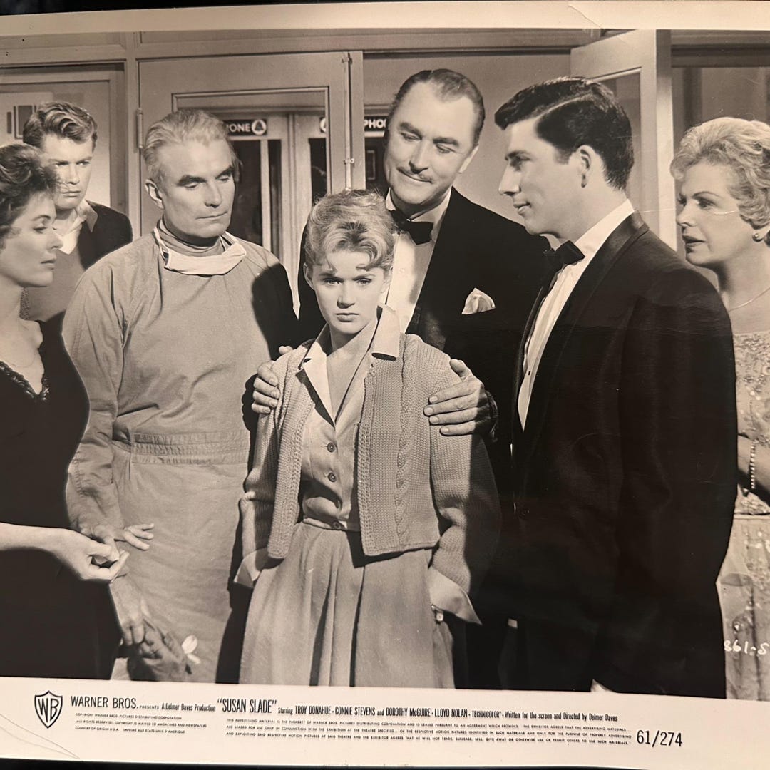 Vintage 1961 Susan Slade Movie Still Connie Stevens Bert Convy Hospital ...