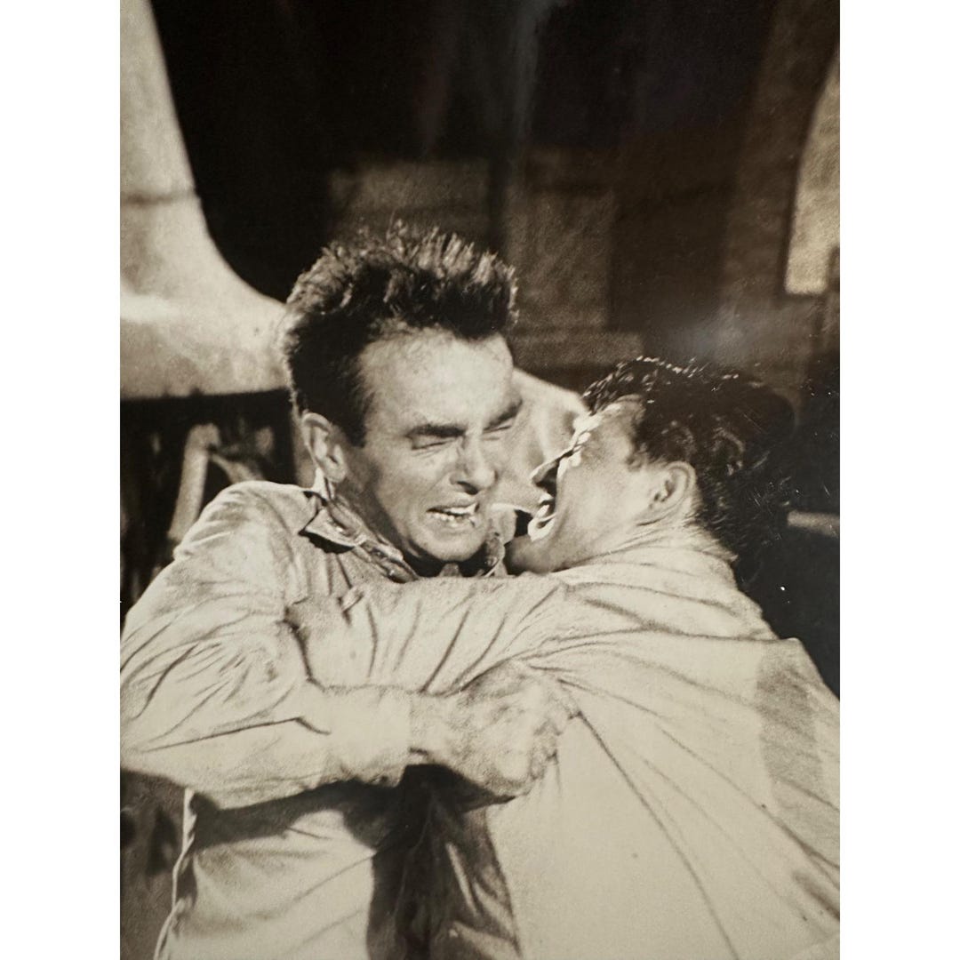 Vintage the Young Lions 1958 Montgomery Clift Fight Scene Movie Still ...
