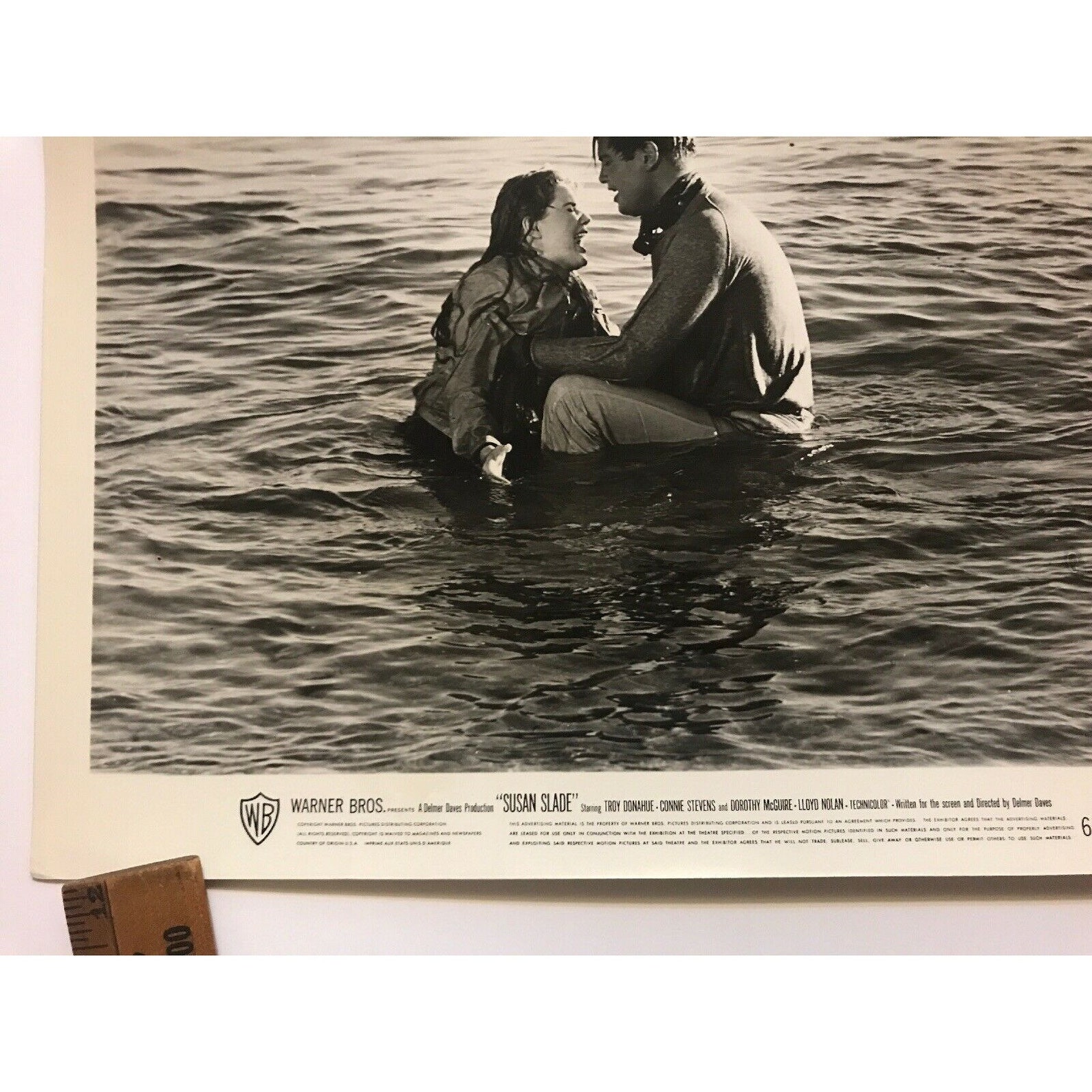 Susan Slade Movie Still Troy Donahue Connie Stevens Black & White - Etsy