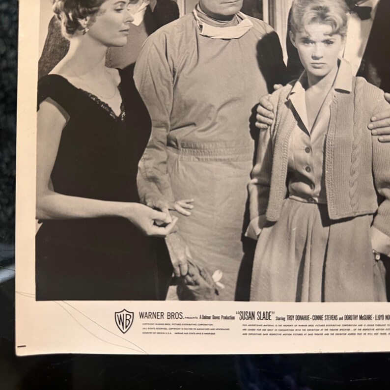 Vintage 1961 Susan Slade Movie Still Connie Stevens Bert Convy Hospital ...