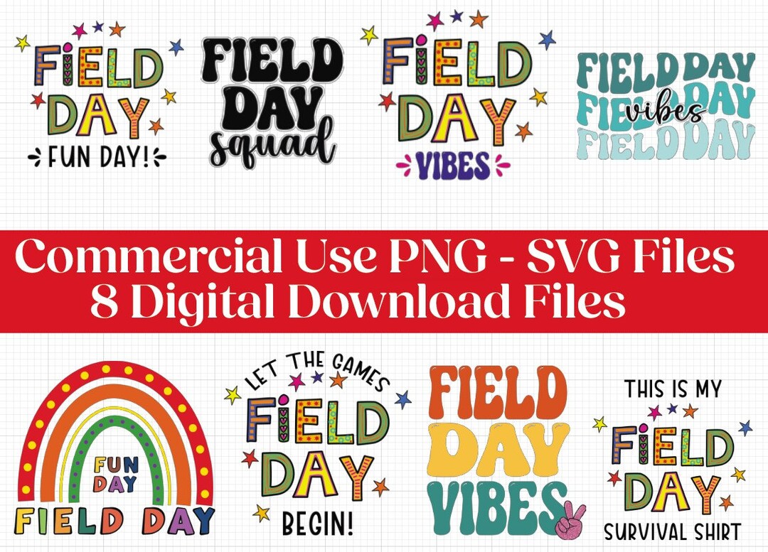 Get Ready to Play: Field Day SVG Bundle - Create Vibrant Designs With ...