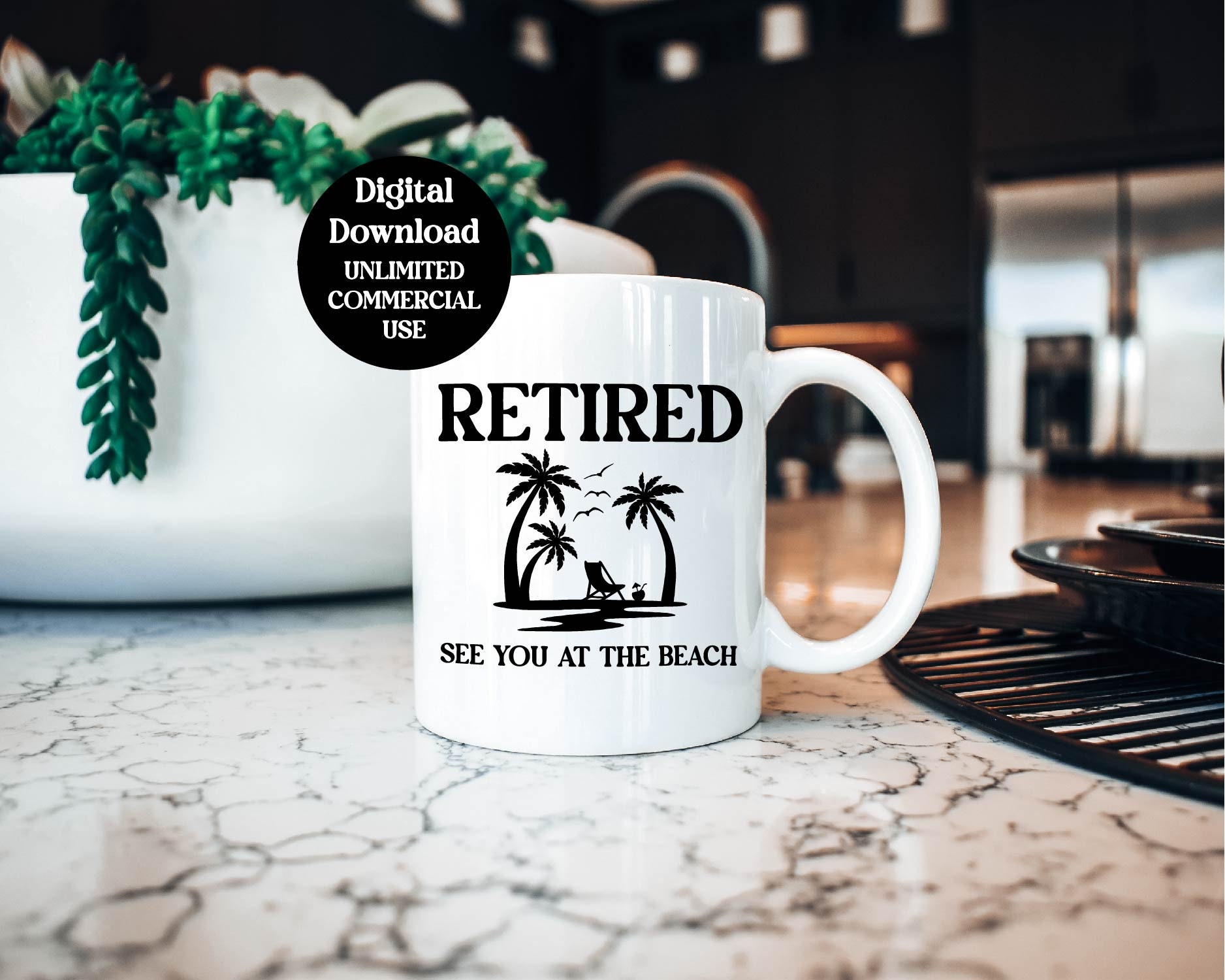 Retired See You at the Beach SVG Perfect Design for Personalized Gifts ...