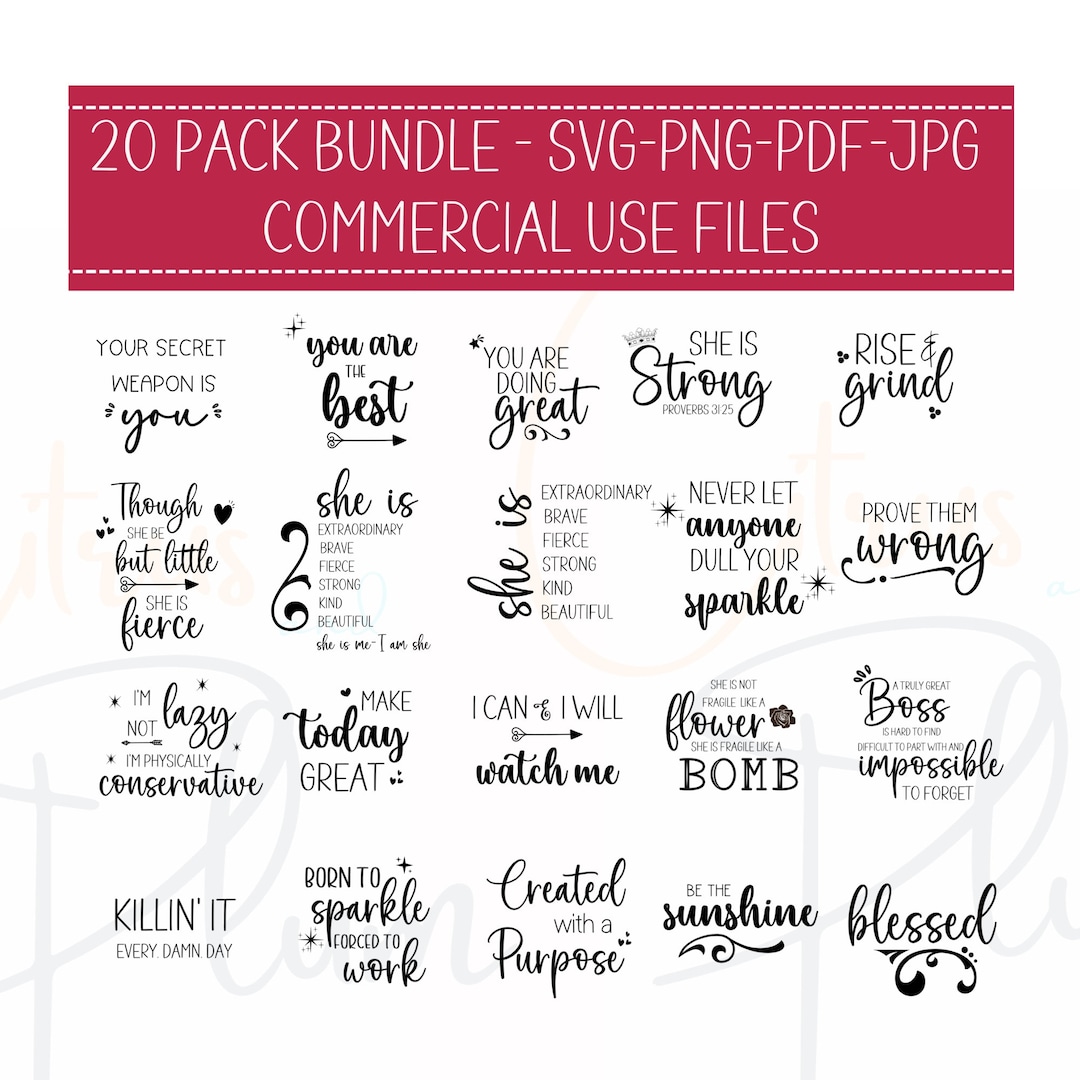 Short Inspiration Quotes Svg Png Pdf - Inspirational Educational Quotes ...