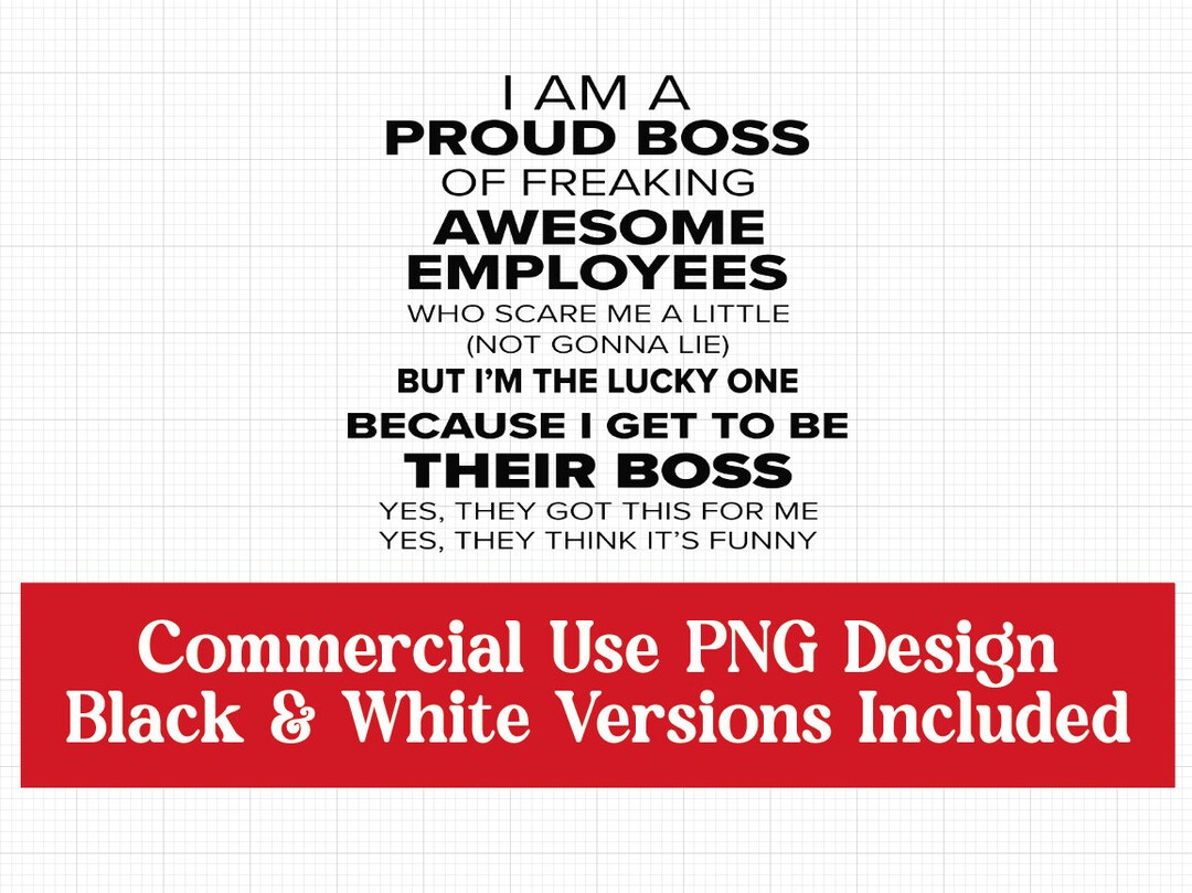 Celebrate Boss Day With a Proud Boss PNG Design Perfect Gift for Your ...