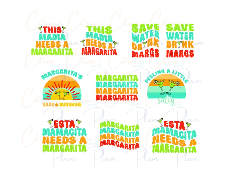 Save Water, Drink Margs! SVG & PNG Bundle - Etsy