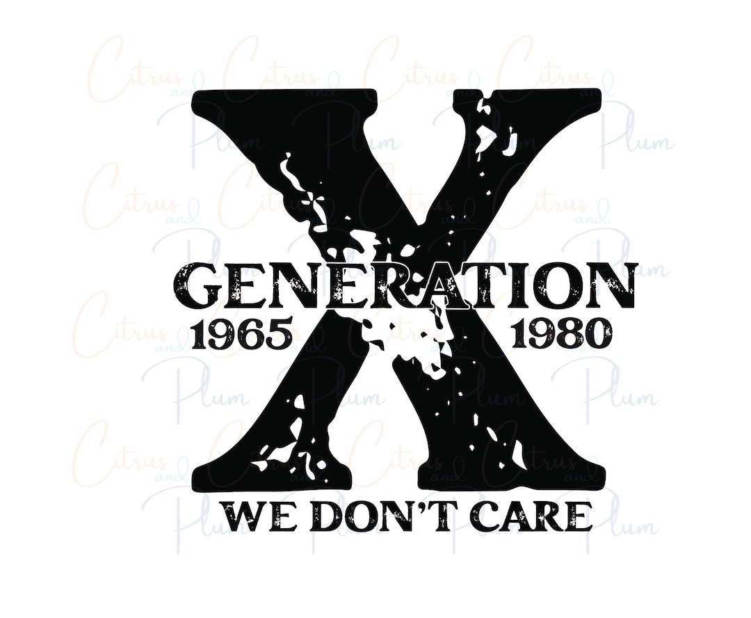 Generation X We Don't Care Skeleton Hands Clip Art, Vintage Skull Art ...