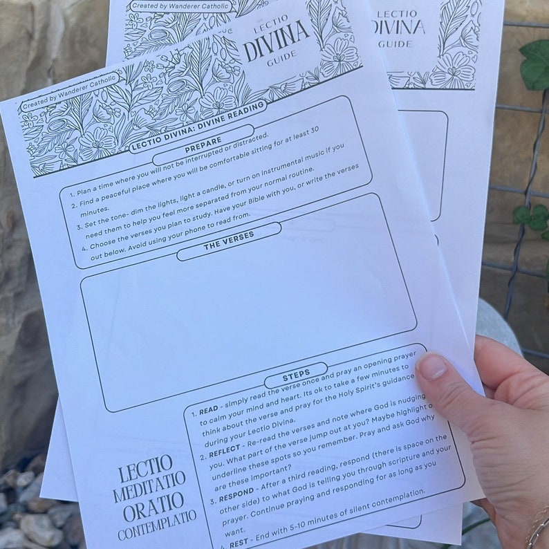 Lectio Divina Guide - Etsy