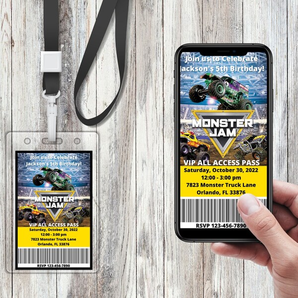 Monster Jam - Etsy