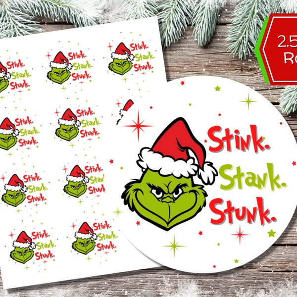 Grinch Circle Svg - Etsy