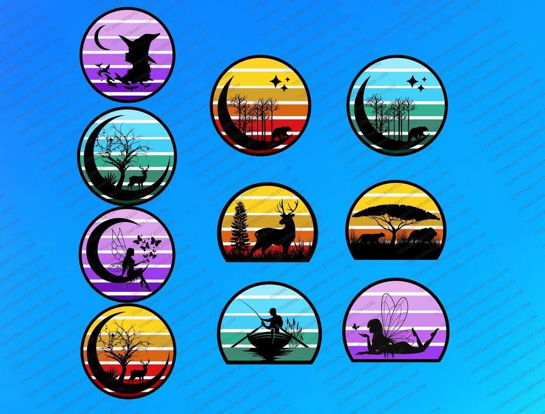 Svg Bundle, Png Bundle, Stickers for Cricut, Stickers for Silhouette - Etsy