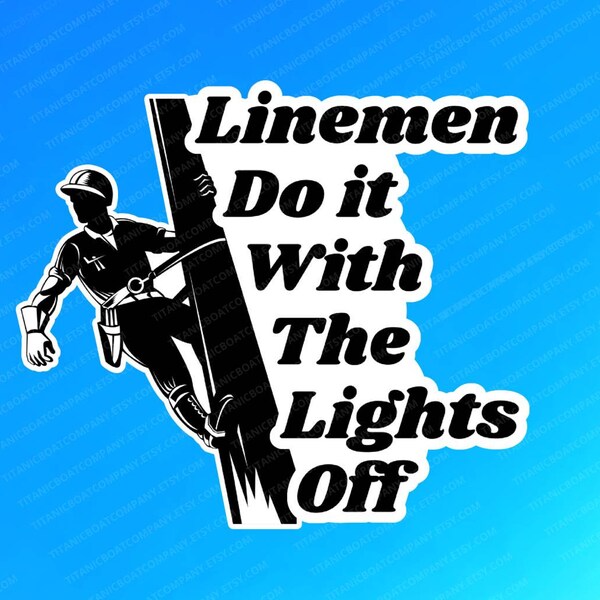 Lineman Stickers - Etsy