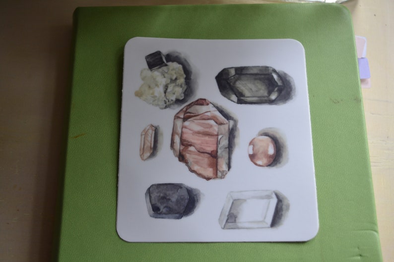 Rocks and Mineral Sticker for Gem Lovers - Etsy