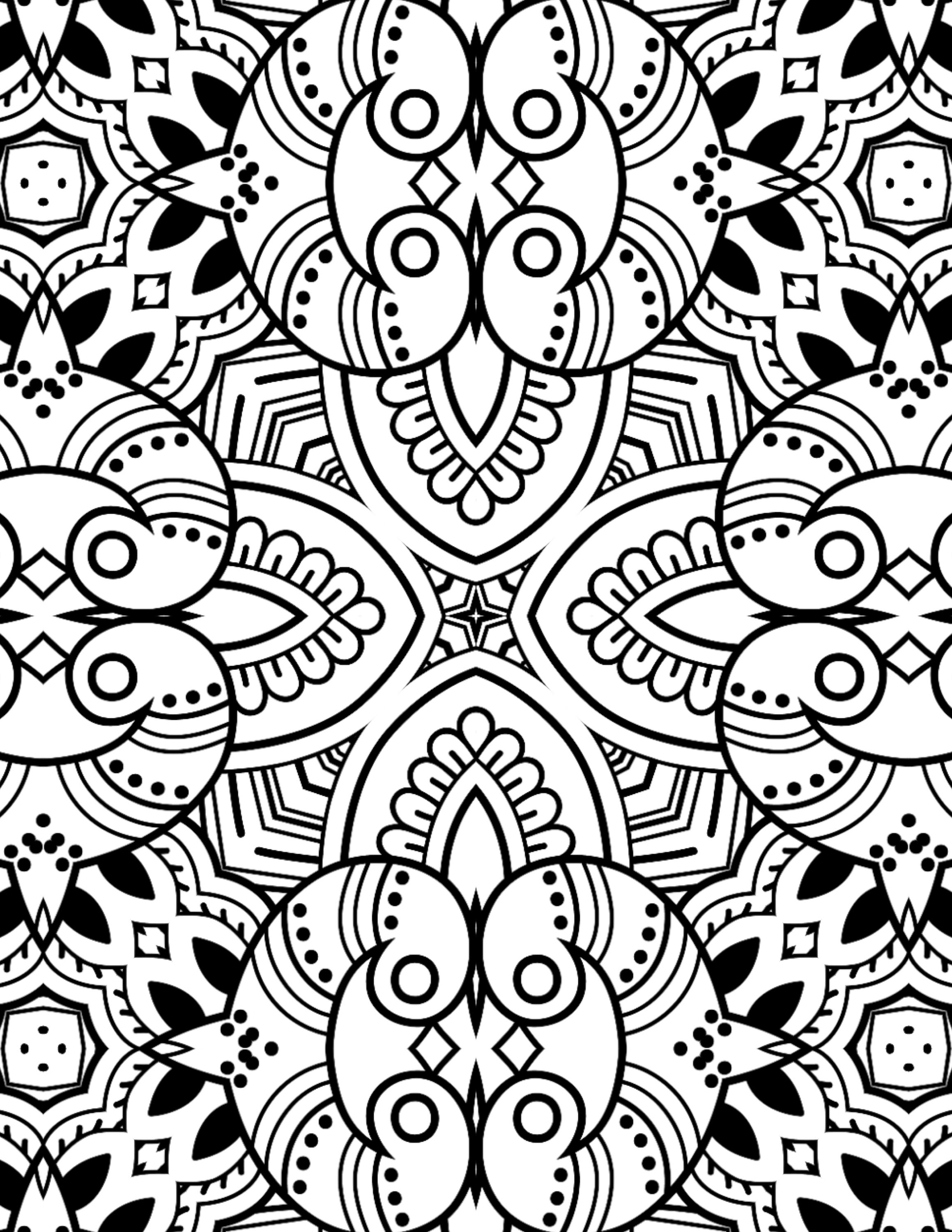 Páginas para colorear imprimibles para adultos con mandalas con clase - Etsy México