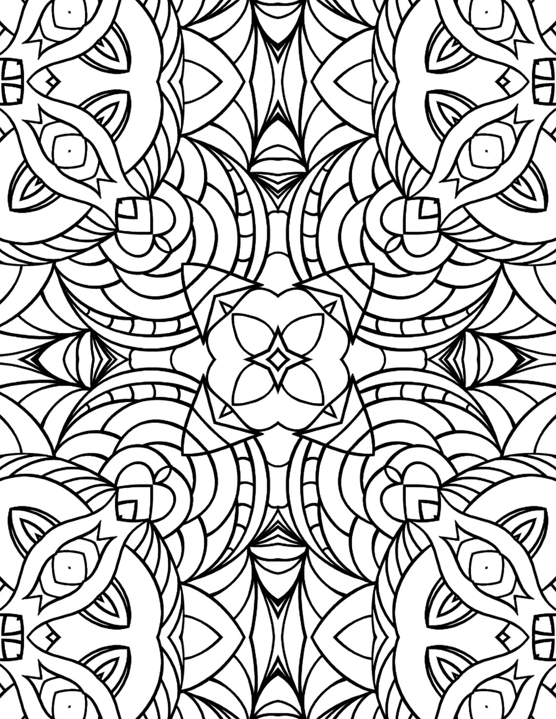 Infinate Mandala Coloring Page Design With Insant Download - Etsy