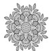 Good Fortune Mandala Coloring Pages - Etsy