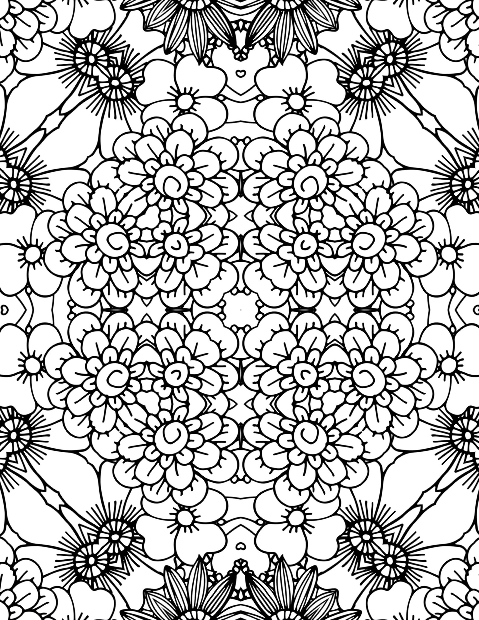 Mandala Inner Peace Printable Adult Coloring Pages - Etsy
