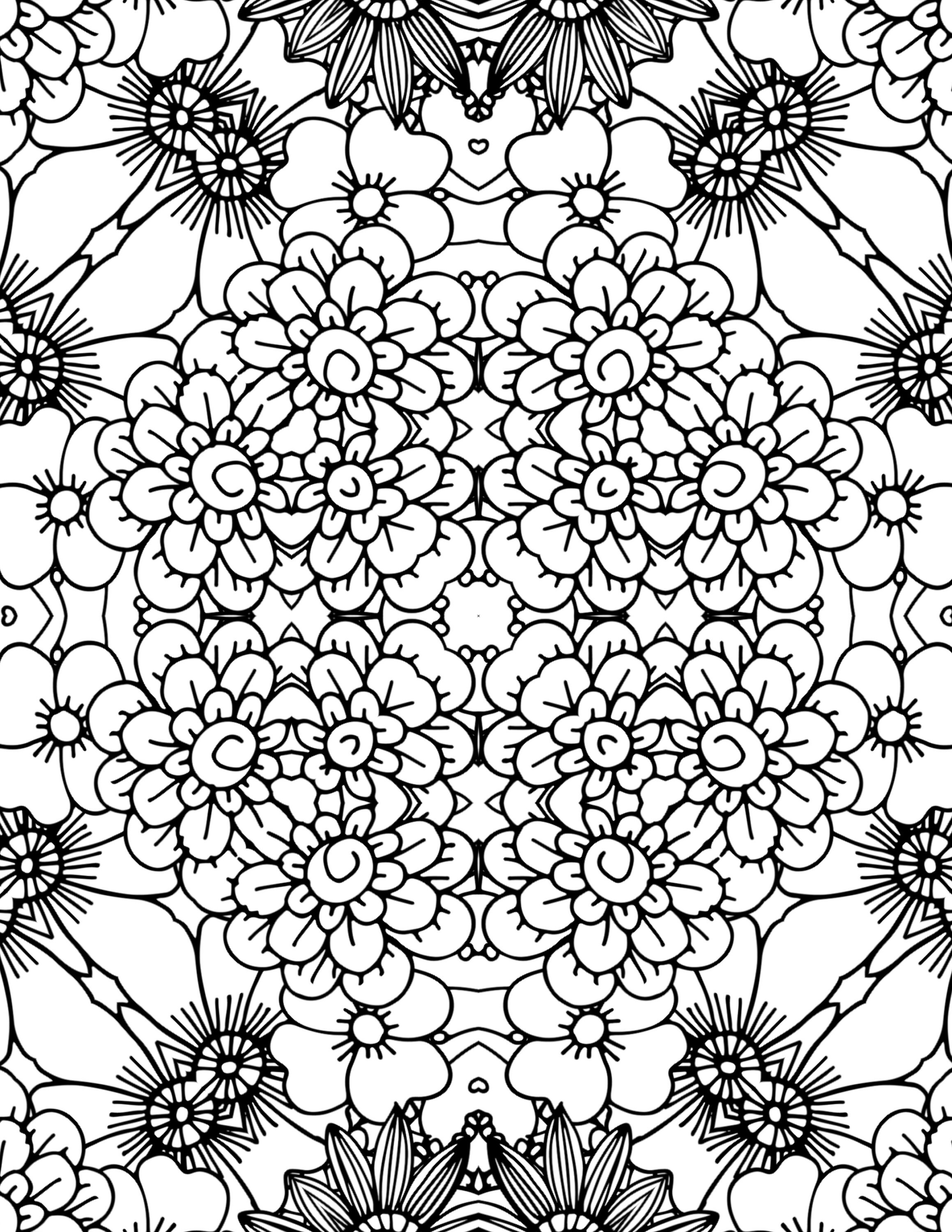 Mandala Inner Peace Printable Adult Coloring Pages - Etsy