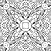 Infinate Mandala Coloring Page Design With Insant Download - Etsy