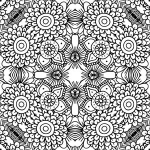 Mandala Inner Peace Printable Adult Coloring Pages - Etsy