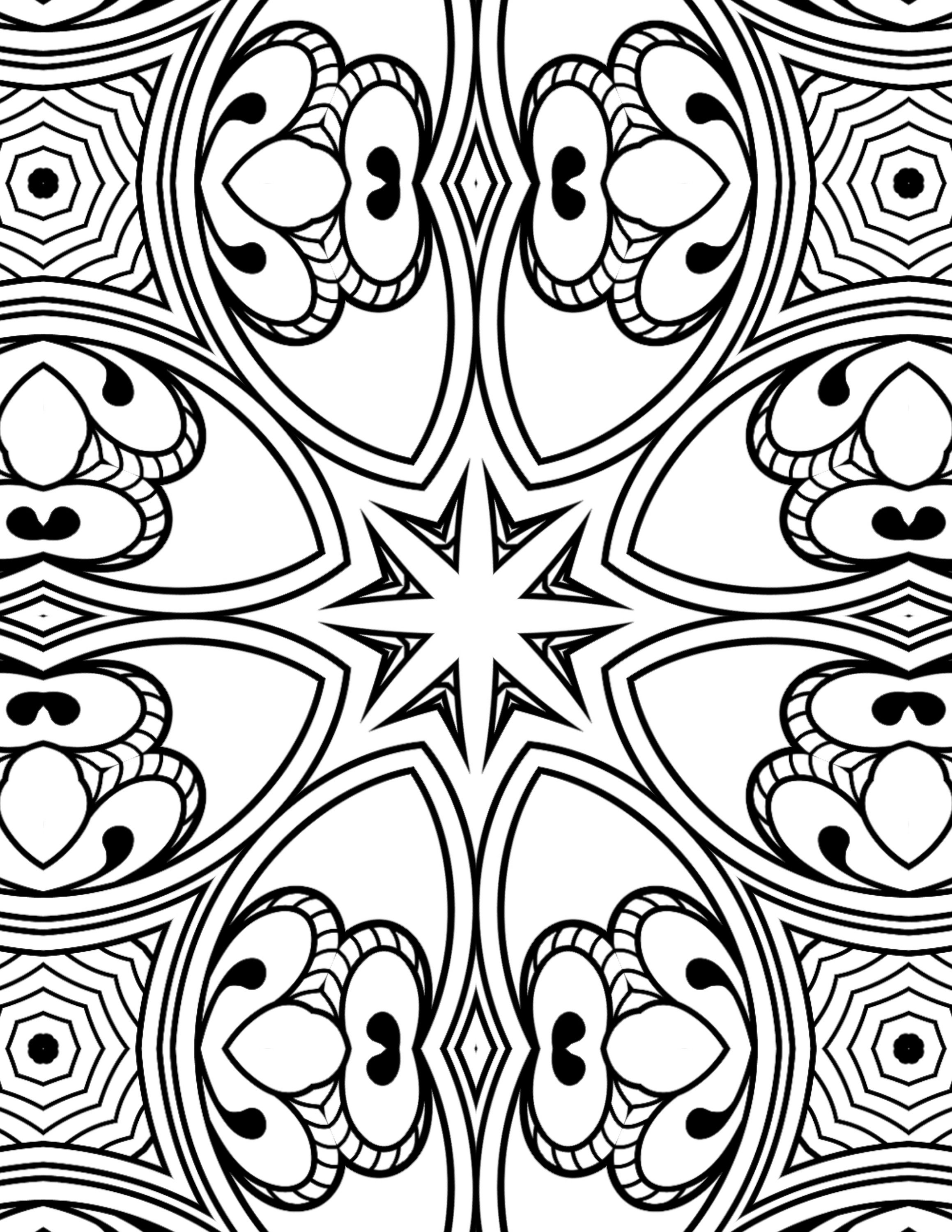 Páginas para colorear imprimibles para adultos con mandalas - Etsy México