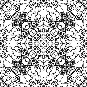 Mandala Inner Peace Printable Adult Coloring Pages - Etsy