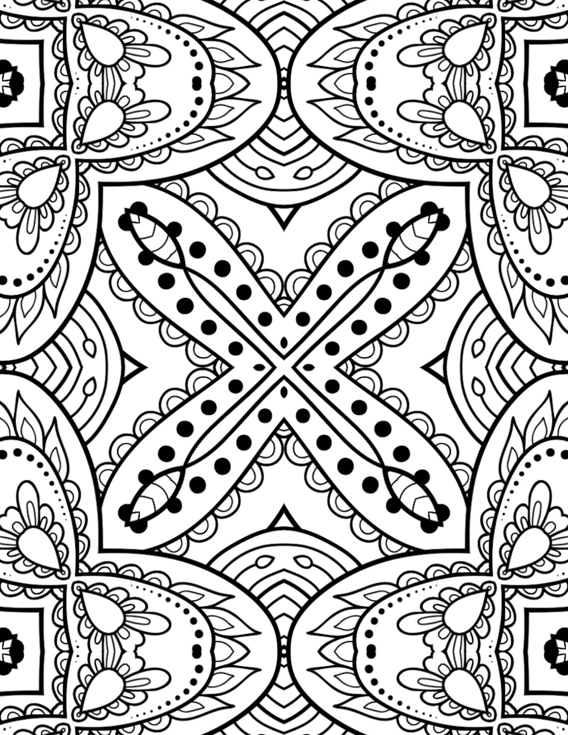 Divine Mandala Instant Digital Download Coloring Pages - Etsy