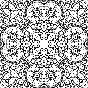 Mandala Inner Peace Printable Adult Coloring Pages - Etsy