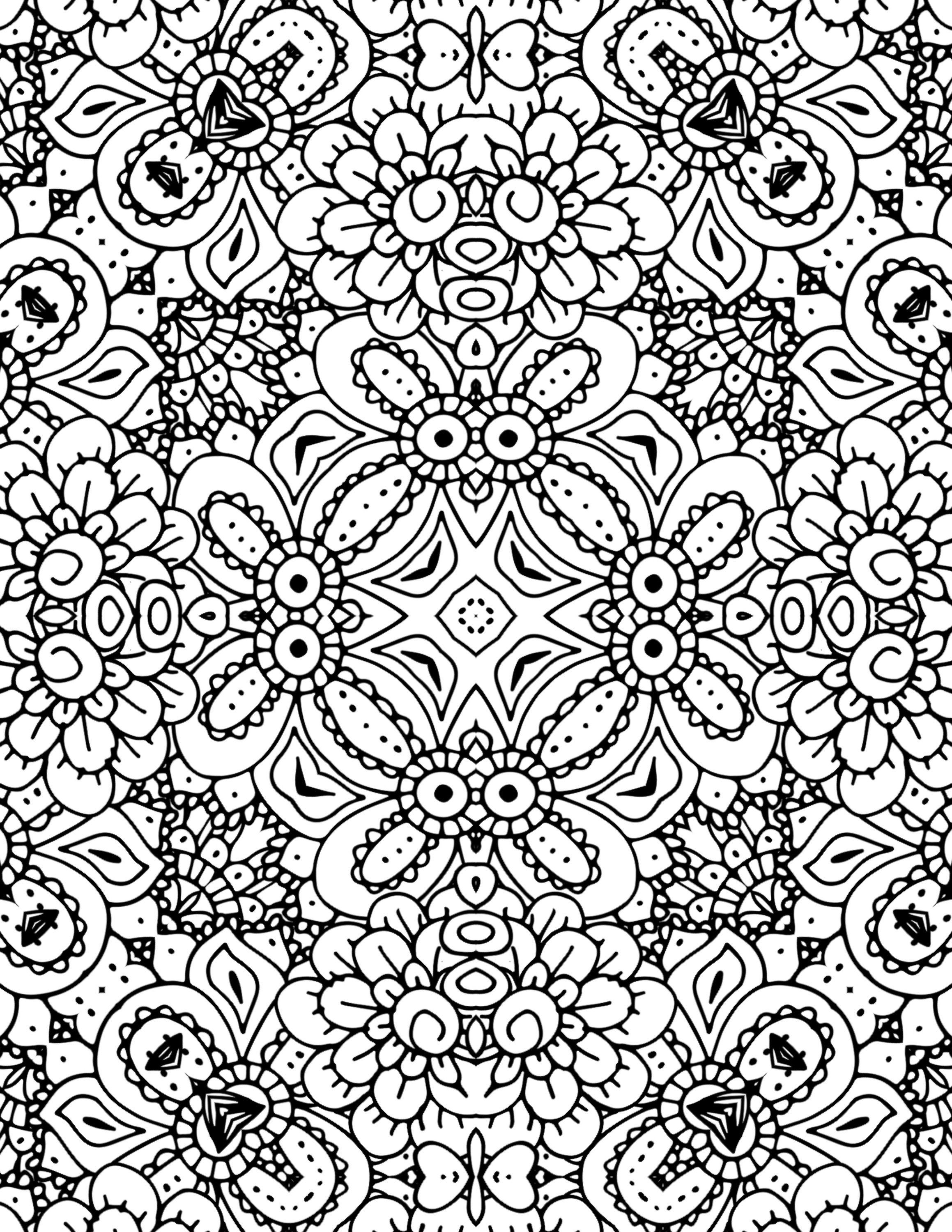 Mandala Inner Peace Printable Adult Coloring Pages - Etsy