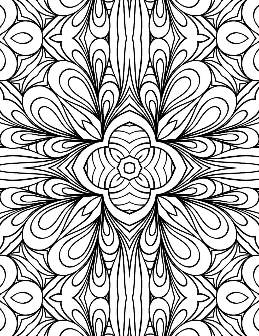 Infinate Mandala Coloring Page Design With Insant Download - Etsy
