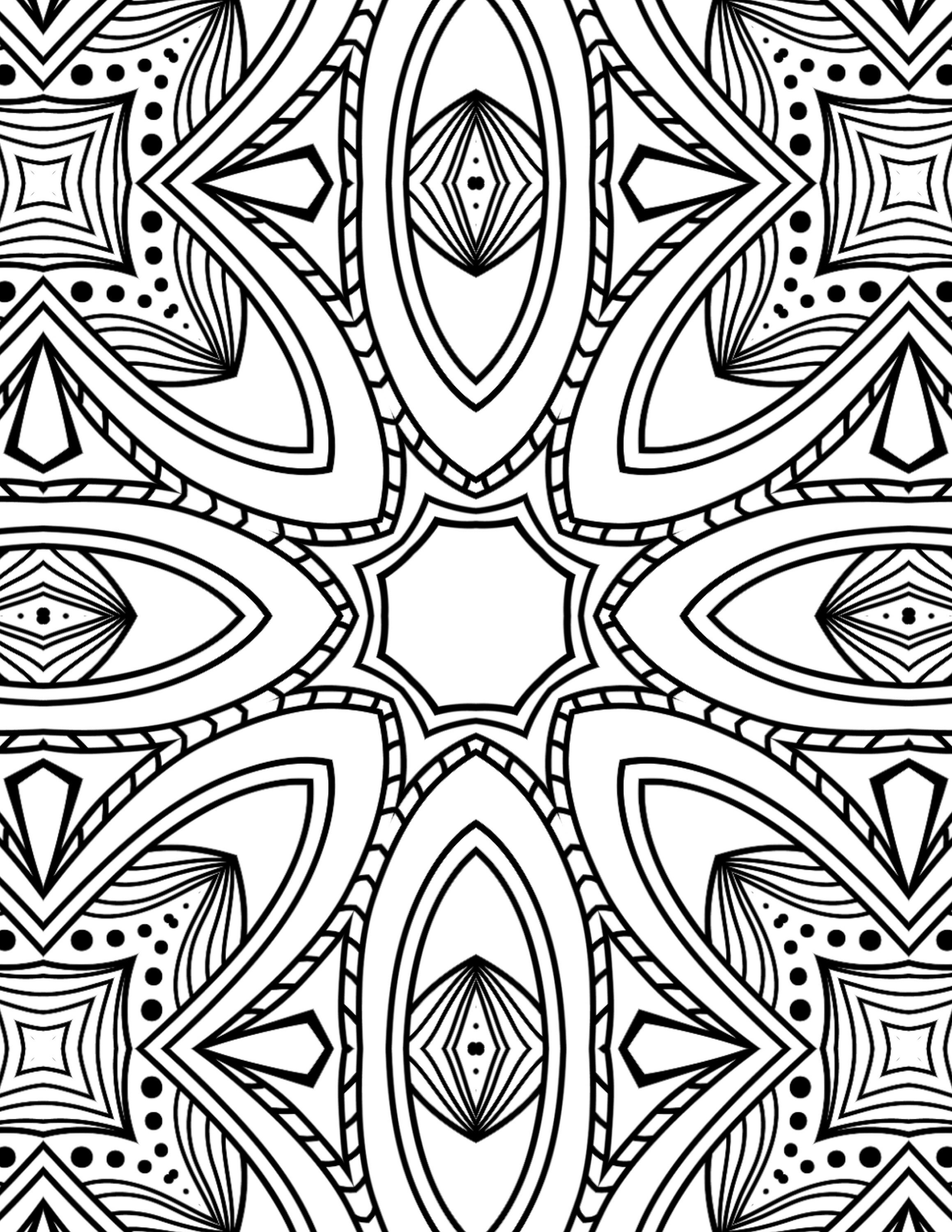 Páginas para colorear imprimibles para adultos con mandalas - Etsy México