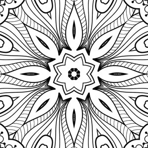 Peaceful Mandala Printable Coloring Pages | Etsy