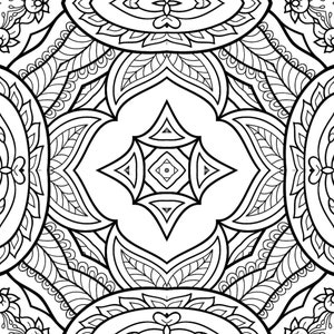 Dream Mandala Instant Digital Download Coloring Pages - Etsy