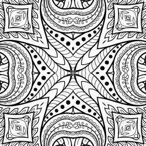 Peaceful Mandala Printable Coloring Pages - Etsy