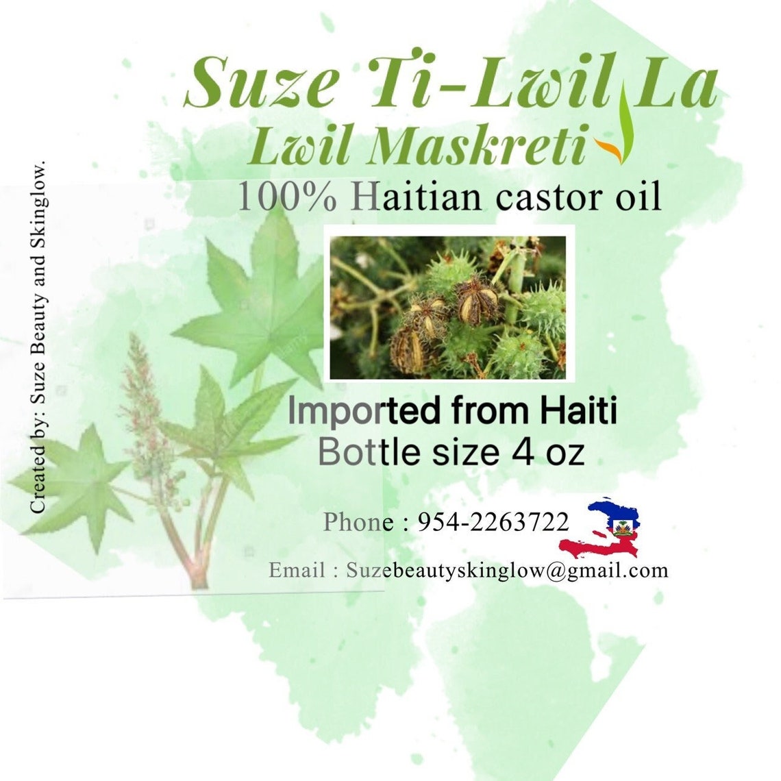 Haitian Castor Oil - Etsy