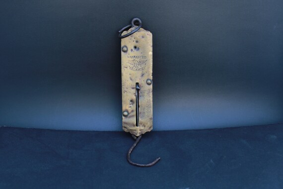 Vintage Brass Hanging Pocket Balance Scale warranted - Etsy