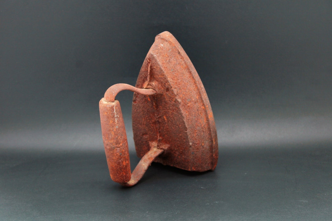 Sad Iron Antique Cast Iron Primitive Iron - Etsy