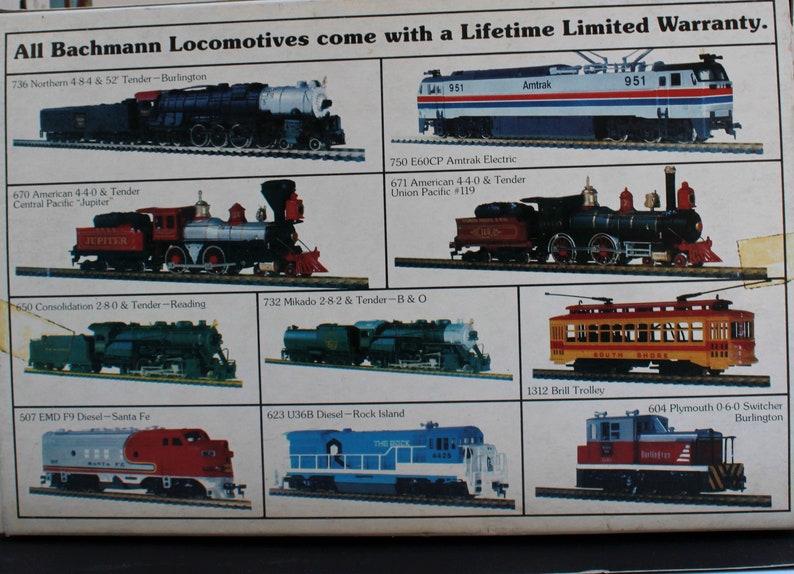 Vintage Bachmann 672 HO Scale SP-WP 4-8-4 Daylight Southern Pacific ...