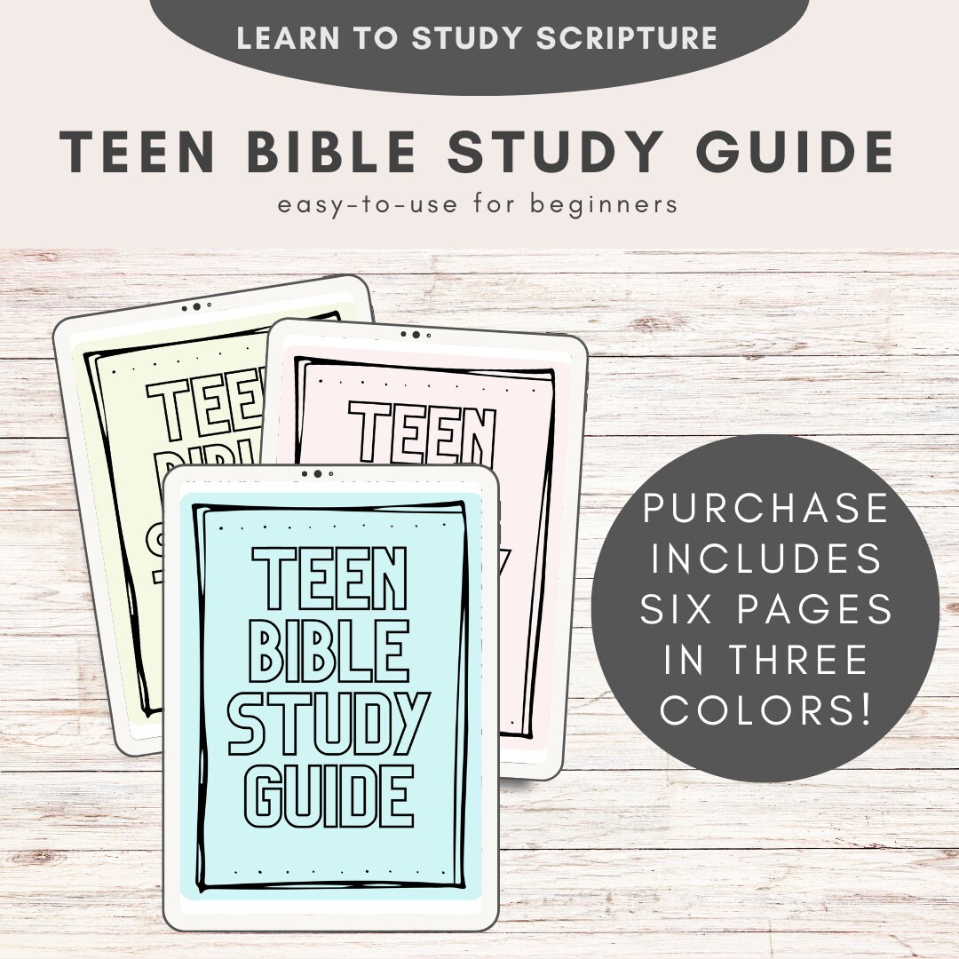 Bible Study Plans For Teens