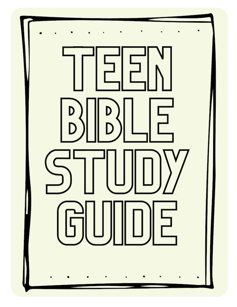 SOAP Teen Bible Study Guide - Etsy
