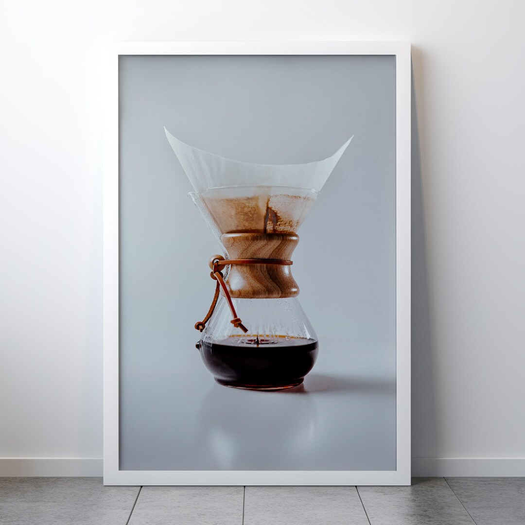 Chemex Coffee Maker | Photography Print | Modern, Minimalist Kitchen ...